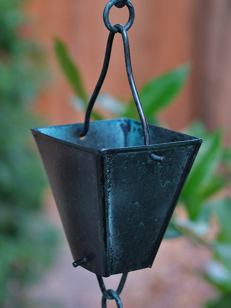 Large Square Unfinished Copper Plated Tapered Cups 3178-PAT ...