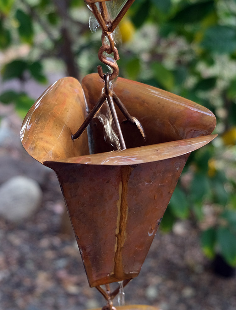 4180-cop-desert-flower-cups-rain-chain – RainChains.com