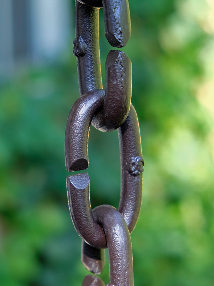 Powder Coated Bronze Hand Cast Aluminum Link Chain CL01-BRZ ...